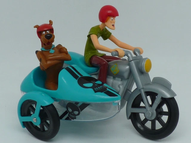 FIGURINE PVC PLASTIQUE Scooby-Doo MOTO SIDE CAR BLEU EUR 13,99 ...