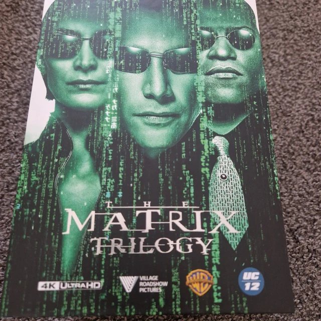 THE MATRIX TRILOGY 4K Blu-Ray Uhd Club Sealed Leather Case W/Box Set ...