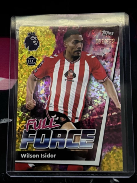 SUNDERLAND WILSON ISIDOR /299 Topps Prem 2025/2026 Football Card £5.43 ...