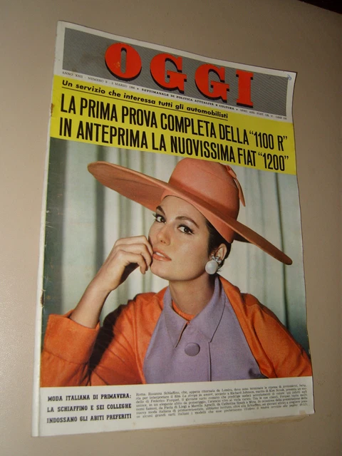 TODAY=1966/9= ITALIAN FASHION Rosanna Slap Raffaella Carra Evi Marandi ...