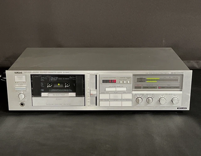 YAMAHA K-540 STEREO Cassette Deck Hi-Fi Separate Made in Japan Serviced ...