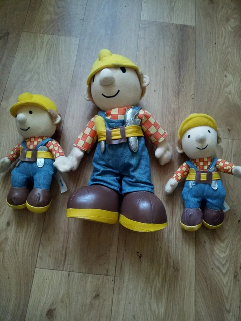 BOB THE BUILDER Vintage Soft Plush Toy 1998x3 £10.99 - PicClick UK