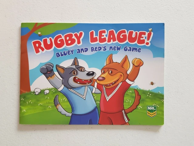 BOOK - RUGBY League Bluey And Red's New Game 2013 PB Early Childhood ...