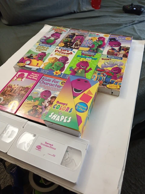 13 BARNEY VHS Lot Classic Collection Barney And Friends Collection And ...