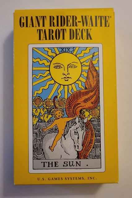 GIANT RIDER-WAITE TAROT Deck: Complete 78-Card Deck £18.64 - PicClick UK