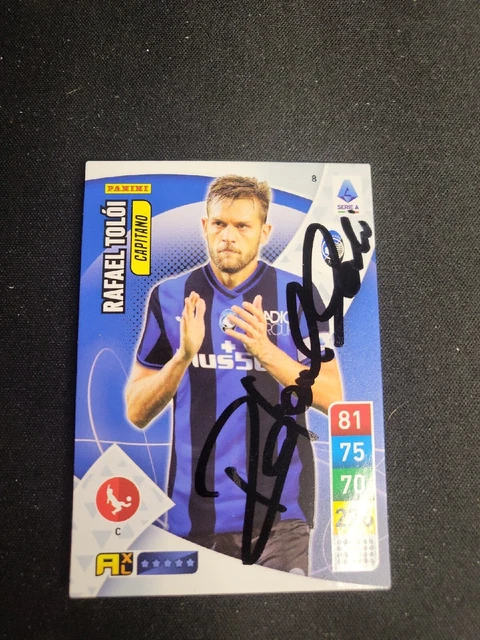 RAFAEL TOLOI AUTOGRAFATA Autografo Atalanta firma signed firmata panini ...