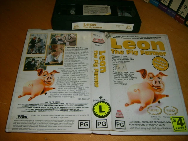 LEON THE PIG Farmer - 1992 Australian 21st Century VHS Issue Cult ...
