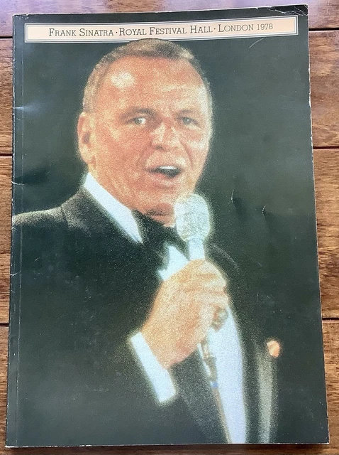 FRANK SINATRA 1978 Concert Programme Royal Festival Hall £6.96 ...