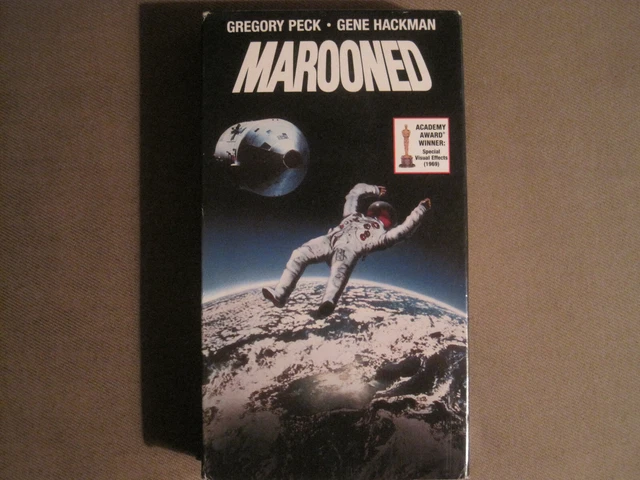 MAROONED (1969) VHS John Sturges Gregory Peck Gene Hackman Rare Oop Sci ...