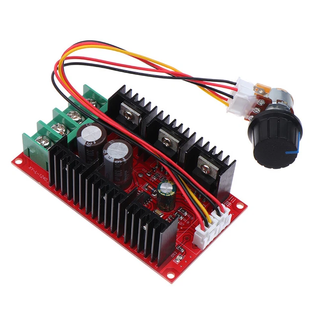 48V 2000W MAX 9-50V 40A DC Motor PWM HHO RC Speed Regulator With Case ...