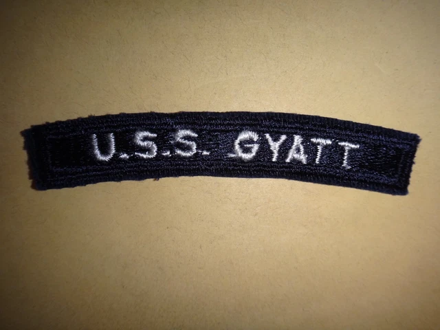 VIETNAM WAR US Navy Rocker Patch USS GYATT DD-712 Destroyer EUR 5,06 ...