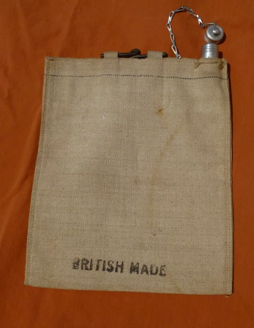WW1 BRITISH ARMY Officers Campaign Canvas Water Bladder Bag £39.99 ...