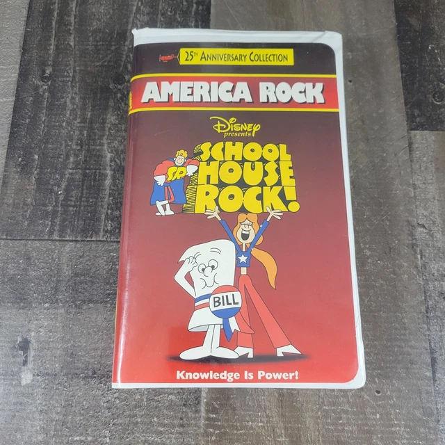 DISNEY SCHOOL HOUSE Rock VHS Clamshell Science Rock Grammar Rock ...