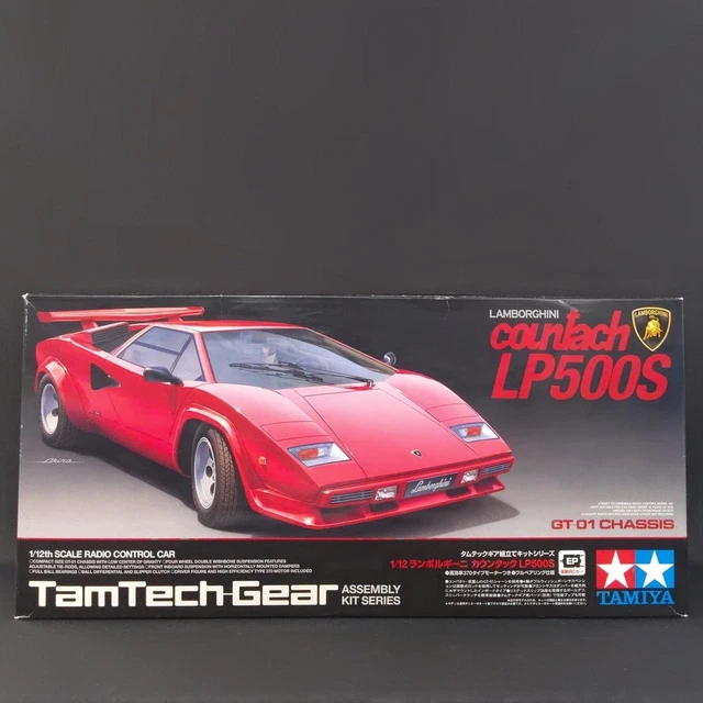 TAMIYA LAMBORGHINI COUNTACH LP500S 1/12 Scale Electric Radio Control ...