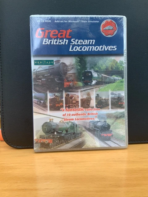 GREAT BRITISH STEAM Locomotives PC CD-ROM for Microsoft Train Simulator ...