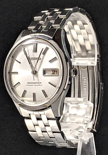 VINTAGE 1966 JAPAN SEIKO SEIKOMATIC-R WEEKDATER 8306-8001 30Jewels ...