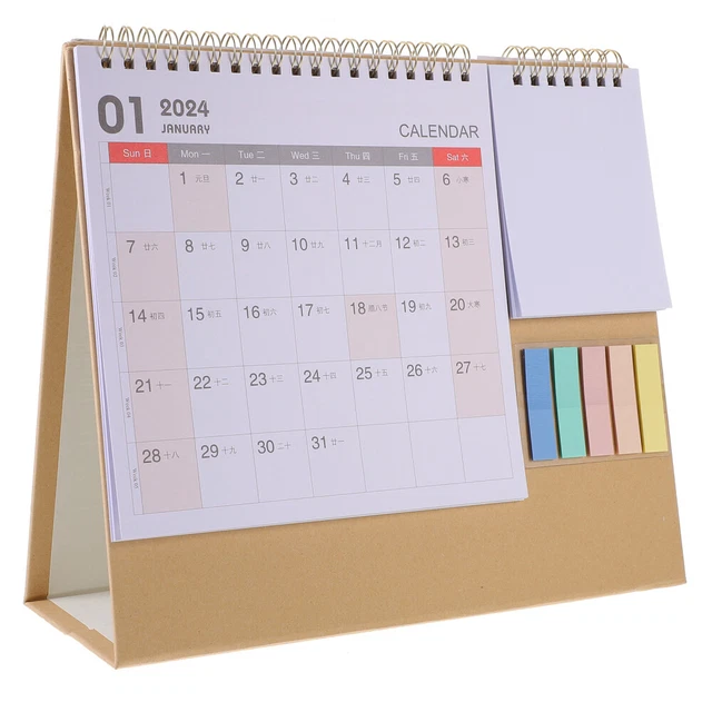 PAPER OFFICE 2024 Calendar Notepad 2023-2024 Monthly Planner £14.91 ...