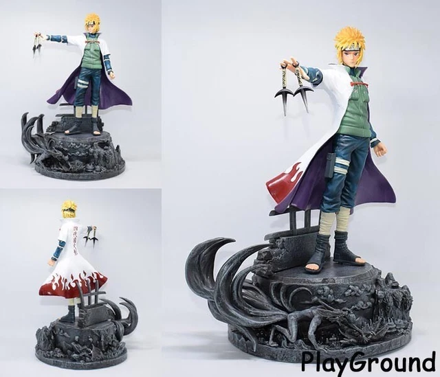 ANIME NARUTO SHIPPUDEN Yondaime Minato Namikaze Display Figure Statue ...