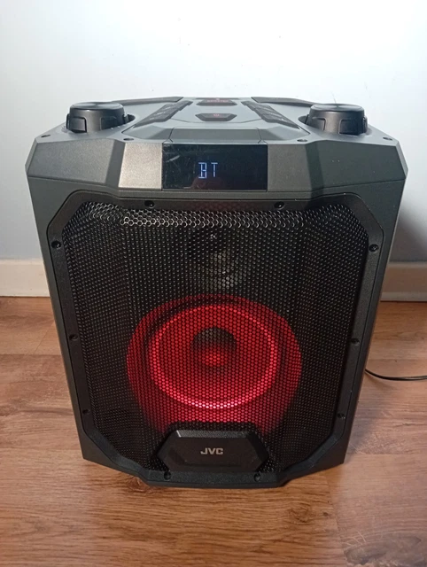 JVC MX-D719PB PORTABLE Bluetooth Wireless Party Speaker PLEASE READ ...