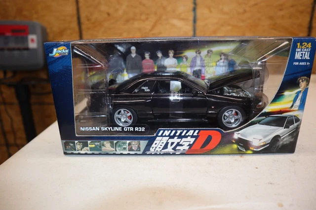 INITIAL D NISSAN Skyline GTR R32 Race Car “Night Kids “ 1/24 Diecast ...