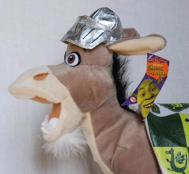 SHREK THE THIRD Donkey Knight in Armour Plush Dreamworks 2007 - New EUR ...