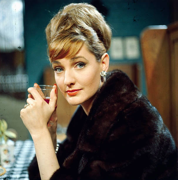 BARBARA MURRAY POSED On The Set Of The Tv Drama Series 'Power 1960s Old ...