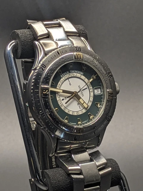 VINTAGE REVUE THOMMEN Men’s Quartz Watch – Model 3920-C90946 (Sea Mark ...