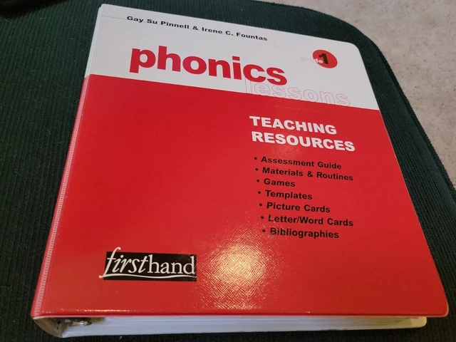 1ST GRADE - Phonics Lessons - Teaching Resources (2003, Pinnell ...