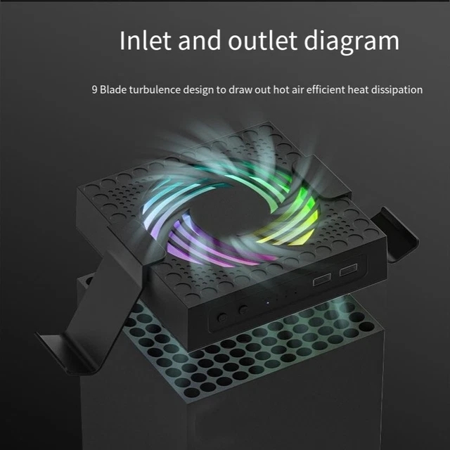 VENTILATEUR DE REFROIDISSEMENT RGB innovant pour Xbox pour Series X ...