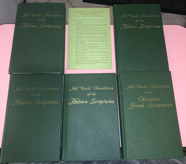 WATCHTOWER ORIGINAL - *RARE* ref. card *plus Vol. 1,3,4,5 *plus Greek ...