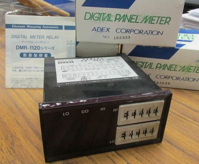 ADEX DIGITAL PANEL Meter Dmr-1120-02 .... Ye-639 EUR 15,22 - PicClick DE