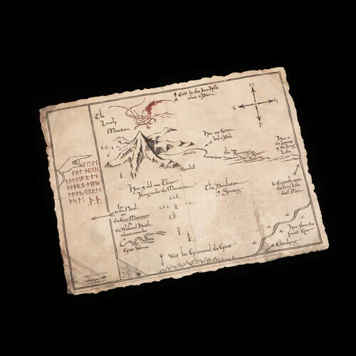 WETA WORKSHOP - Hobbit - Thorin's Map (Art Print) [New ] Decor EUR 46 ...