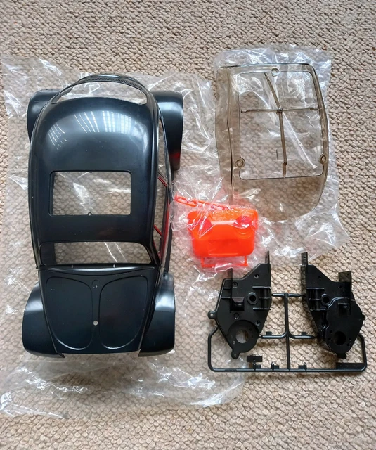 TAMIYA BLITZER BEETLE Mk1 Vintage 1992 Rc Body, Glass, Front Clip, Gear ...