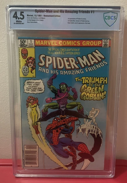 Spider Man And His Amazing Friends 1 1a App Di Firestar Cbcs 45 Edicola Eur 3828 Picclick It
