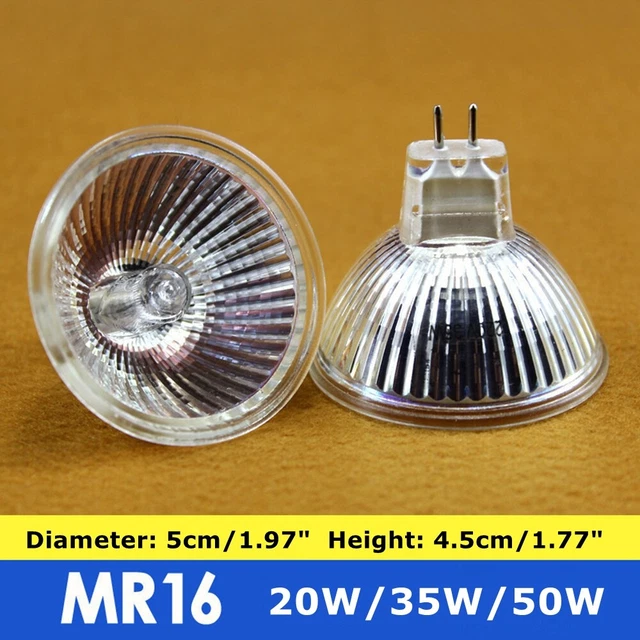 MR16 12V HALOGEN Lamp Bulb Downlight Spotlight Spot Light GU5.3 20W 35W ...