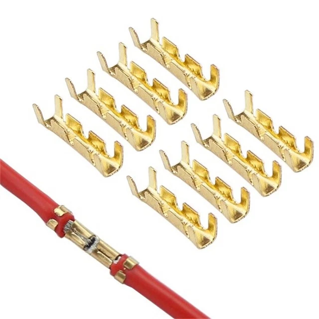 UNINSULATED FEMALE SPADE Terminal Connectors Terminals Crimp Electrical W`;v $2.21 - PicClick CA