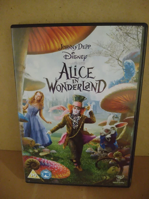 ALICE IN WONDERLAND (Johnny Depp) DVD (Certificate PG) EUR 1,16 ...
