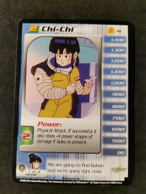 MP DRAGON BALL Z CHI CHI Common Card Personality CCG #41 EUR 2,10 ...