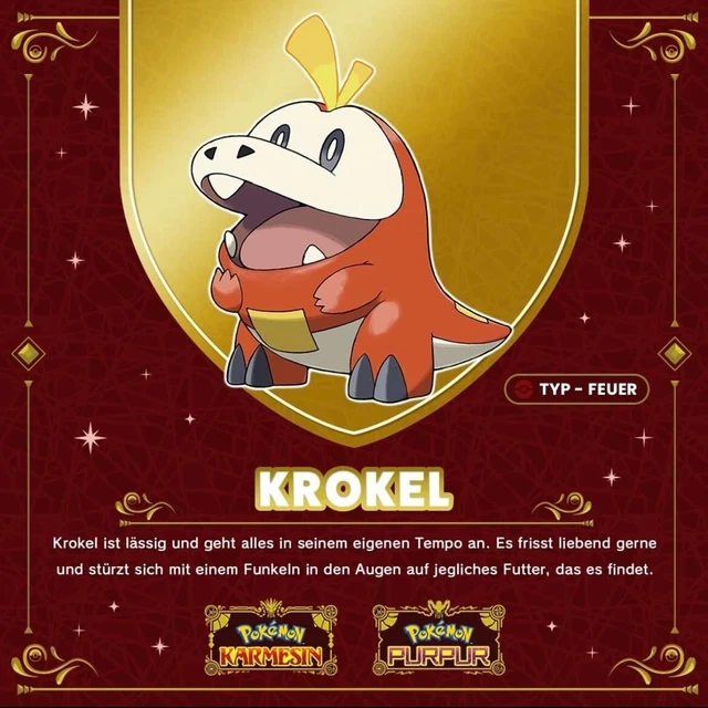 POKEMON 6 DVD/EV Max Krokel Pokemon Karmesin/Purple £1.51 - PicClick UK