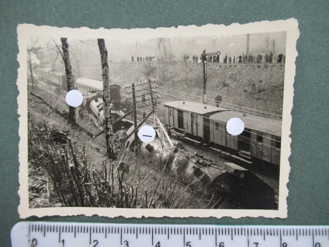 FOTO LOK ZUG Dampflok Unfall Eisenbahn DDR Reichsbahn k. Feldbahn o ...