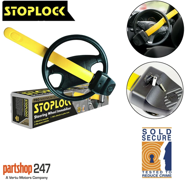 BLOCAGE DU VOLANT professionnel Stoplock antivol Thatcham Cat 3 HG 149 00 EUR 45,84 - PicClick FR