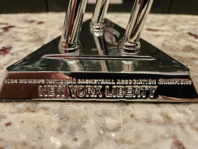 NEW YORK LIBERTY 2024 Official Wnba Championship Trophy-Season Ticket ...