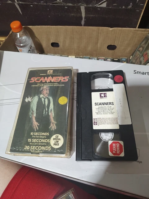 1981 SCANNERS HORROR Movie VHS Tape, Rare 1984 Embassy Release £31.04 ...