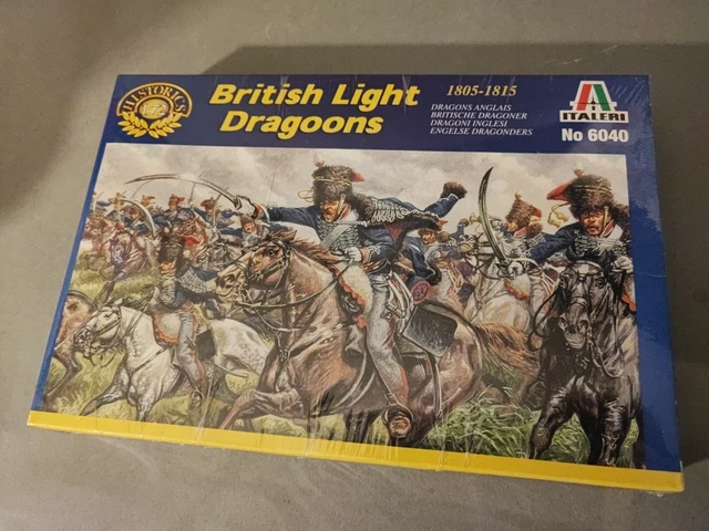 BOÎTE NEUVE SOLDATS Italeri British Dragoons Waterloo Ref 6040 ...