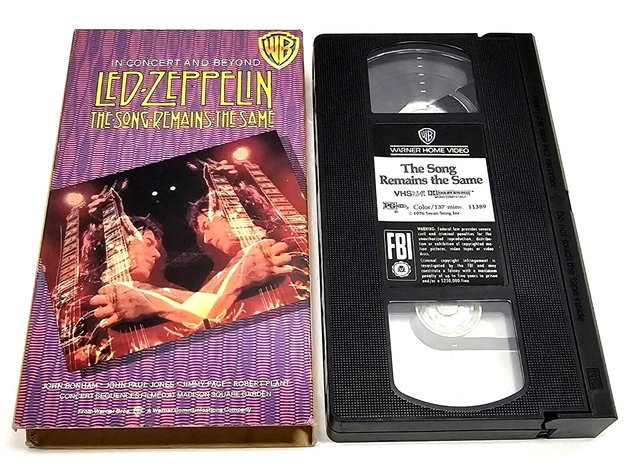 LED ZEPPELIN THE Song Remains The Same VHS 1987 £9.08 - PicClick UK