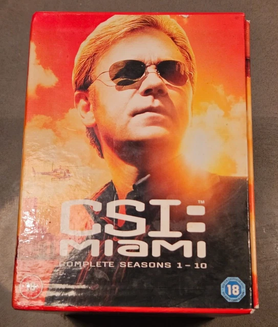 CSI MIAMI THE Complete Collection Seasons 1-10 Dvd Box Set £84.53 ...