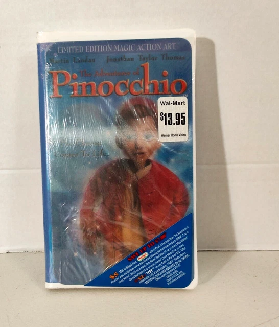 THE ADVENTURES OF Pinocchio VHS tape hologram cover SEALED £9.38 - PicClick UK
