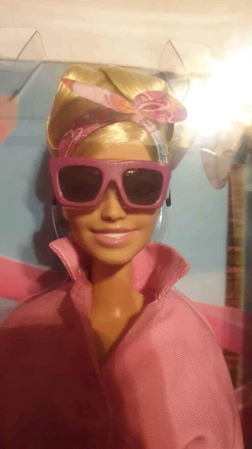 BARBIE THE MOVIE Collectible Margot Robbie Doll Pink Power Jumpsuit $80 ...