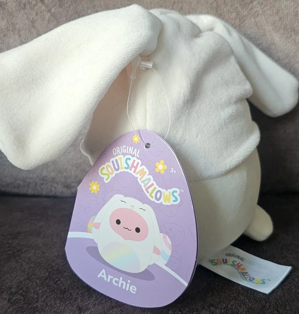 SQUISHMALLOWS ARCHIE EASTER Bunny Costume 5" WITH TAG Pink Axolotl ...