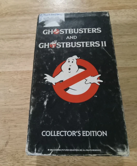 GHOSTBUSTERS 1 & 2 Collectors Edition VHS Box Set Vintage £22.99 ...